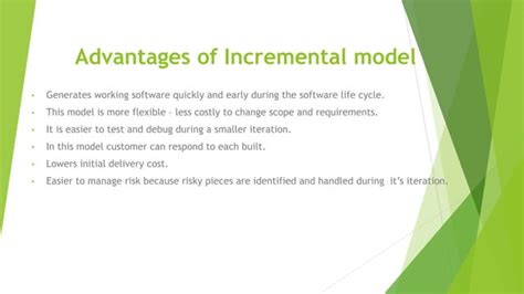 Incremental Model Presentation Pptx Technology And Computing