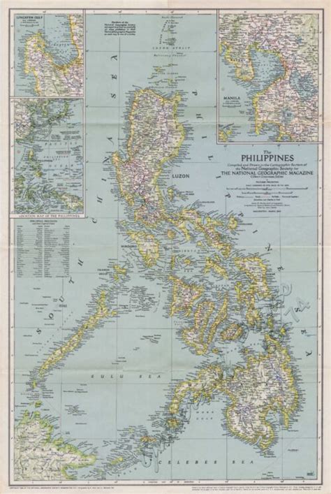 The Philippines Insets 1 Manila 2 Lingayen Gulf 3 Location Map Of