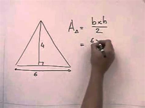 Calculer L Aire D Un Triangle YouTube