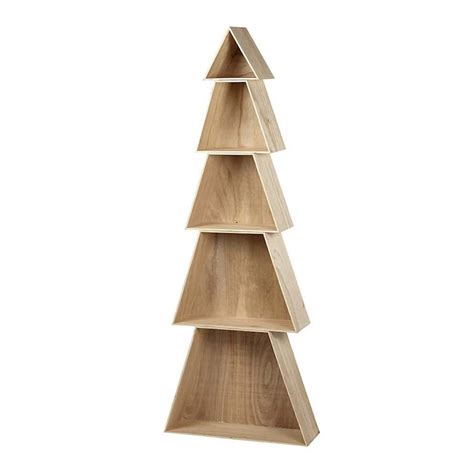 Tall Wooden Sectional Tree Shelf The Festive Farm Shed