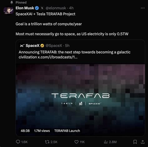 Elon Musk Is Building Terafab Ai Chip Factory It Will Power Galactic