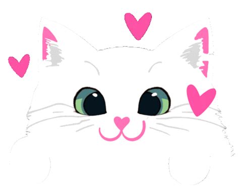 Cute Animated Cat Stickers Find And Share On Giphy