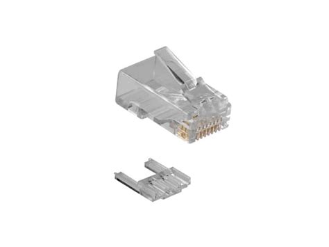 Act Rj45 8p 8c Cat6 Modulaire Connector For Round Cable With Solid Or