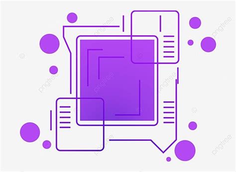 Technology Border White Transparent PNG Image