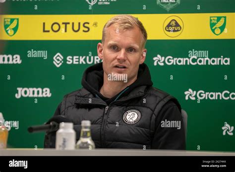 Carrow Road Norwich On Saturday 20th April 2024 Bristol City Manager