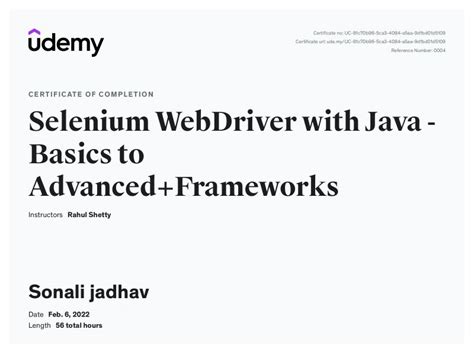 Sonali Jadhav On Linkedin Successfully Completed Selenium Webdriver