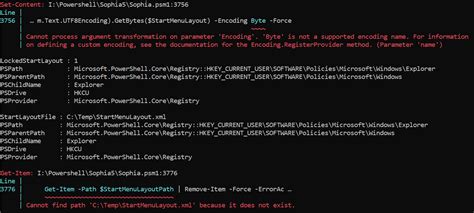 Please Make It Work On Powershell7 · Issue 70 · Farag2sophia Script