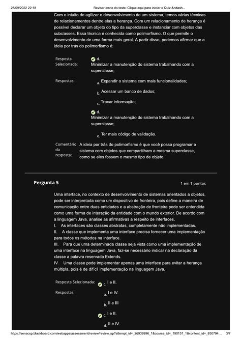 Quiz Programação Orientada A Objetos Programação Orientada A Objetos