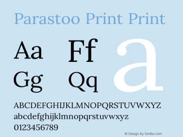 Parastoo Print Font Parastoo Print Font Parastoo Print Version 1 0 0