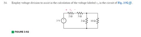 Solved 57 In The Circuit Of Fig 394 Q Only The Voltage