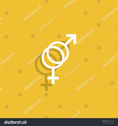 Male Female Sex Symbol Vector Illustration เวกเตอรสตอก ปลอดคาลขสทธ 385228990