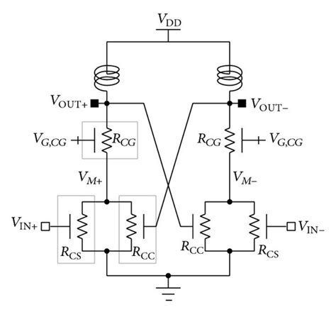 simple equivalent circuit of cascode structure with mode locking method