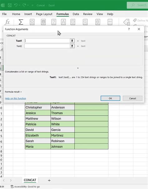 71 Excel Tips How To Seamlessly Combine Text With The Concat Function Shorts Youtubeshorts