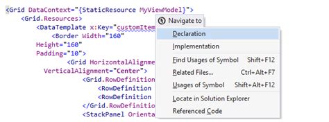 XAML Editing Tools Features ReSharper XAML Editing Tools Features ReSharper
