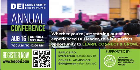 Dei Leadership Institute Annual Conference Posner Center