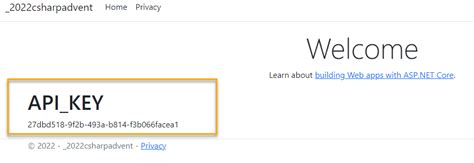 C Advent 2022 Utilize Secrets In Your C Mvc Projects