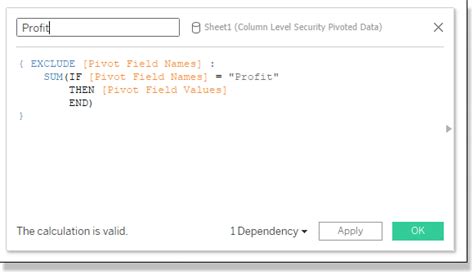 How To Implement Column Level Security In Tableau