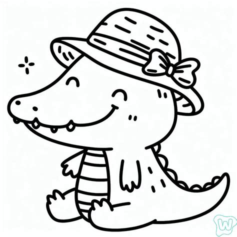 20 Cocodrilo Para Colorear Imágenes Para Colorear Gratis