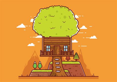 Free Treehouse Vector 109380 Vector Art At Vecteezy
