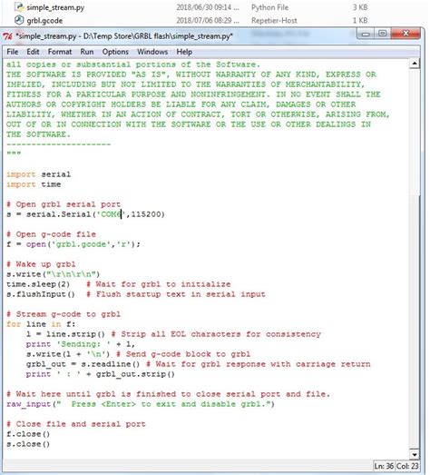 Raspberry Pi Grbl Stream Py Vvtifan