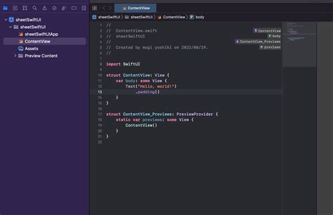 【swiftui入門】sheetで画面遷移する方法 もぎブログ