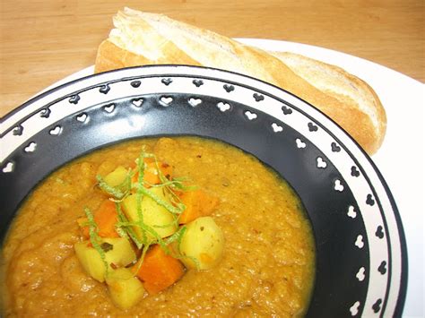 Curried Parsnip Sweet Potato Soup Tinned Tomatoes