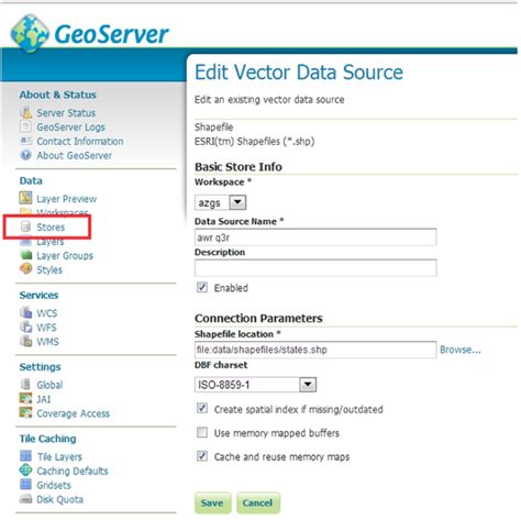 Connecting To A Shapefile Data Source Onegeology