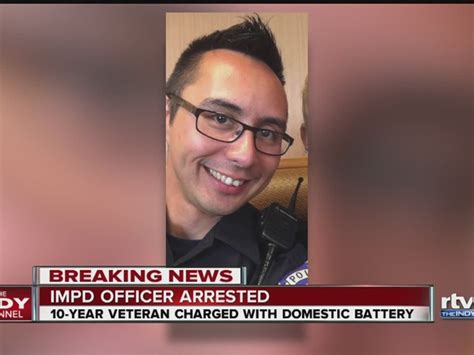 Impd Officer Arrested On Domestic Battery Charge