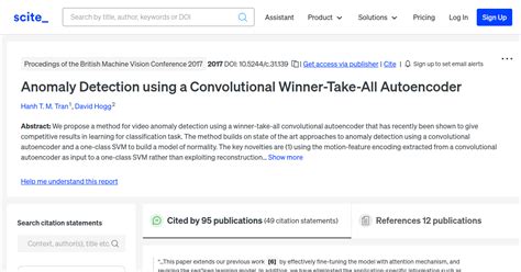 Anomaly Detection Using A Convolutional Winner Take All Autoencoder