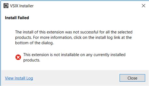 Problem With Installing Visual Studio Extensions This Extension Is Not