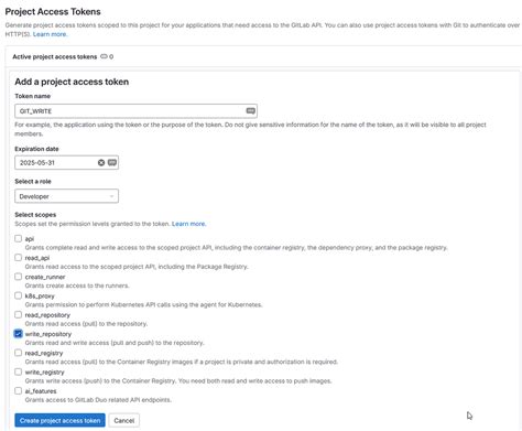 Project Access Token Not Accessible In Pipelne Gitlab Cicd Gitlab Forum