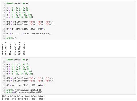 【pandas】列名が重複している列を取り除く方法[python] 3pysci