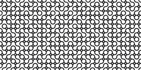 Premium Vector Seamless Pattern With Circle Connect Shape Metaball Dots Icon Integration