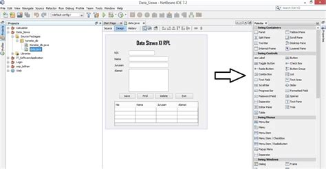 Cara membuat program data siswa di Netbeans IDE السلام عليكم ورحمة الله