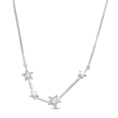 Previously Owned Diamond Accent Aquarius Constellation Necklace In