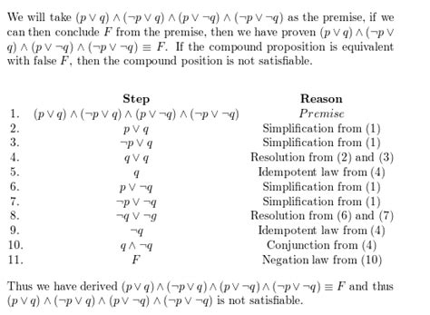 tables rules of inference aligning on latex document tex latex