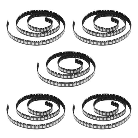 500pcs ws2812b rgb led chip 5050smd white pcb ws2812 individually addressable chip pixels dc5v