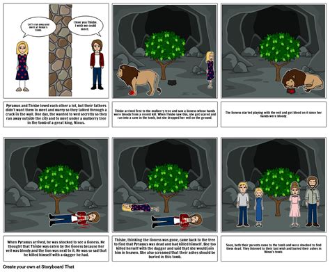 Pyramus And Thisbe Storyboard Por 3904a895 Pyramus And Thisbe Storyboard Por 3904a895