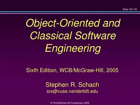 Ppt Object Oriented And Classical Software Engineering Sixth Edition
