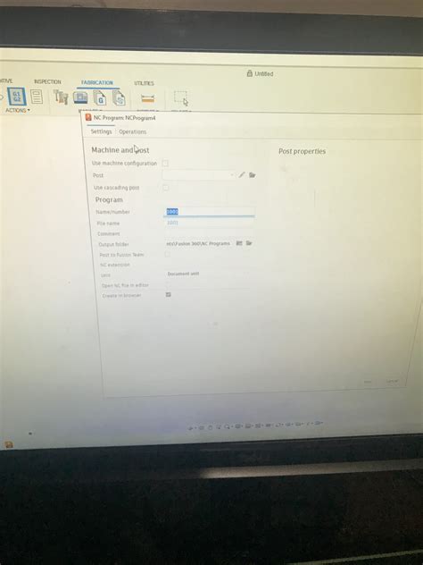 Lowrider 2 Post Processor Noobie Setup Help Fusion360 V1