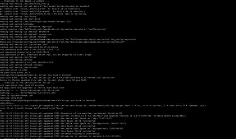 Vmware Vrealize Log Insight Upgrade From Cli Vrmwarenl