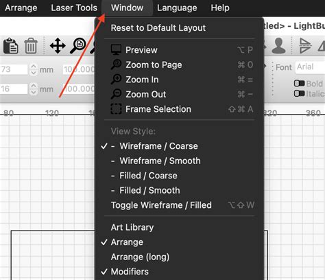 How I Find The Toolbars In Lightburn Lightburn Software Questions