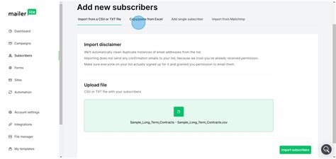 How To Import Subscribers In Mailerlite