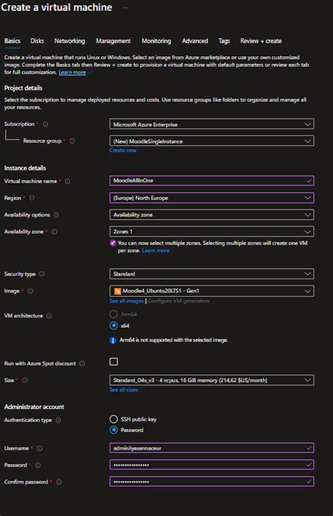 Github Ilyesdoingthingsmoodle On Microsoft Azure Single Node