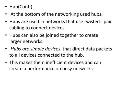 Network Devices Hub Definition Ppt Download Eu Vietnam Business