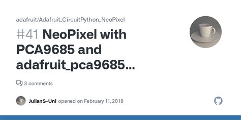 NeoPixel With PCA9685 And Adafruit Pca9685 Module Issue 41