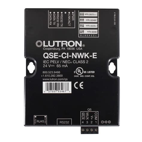 Lutron Qse Ci Nwk E Rack Wall Mount Control Interface Desertcart India