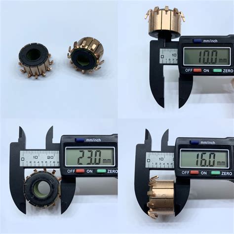 Коллектор 12L/10*23*16 для электродвигателя. Коллектор мотора печки ...