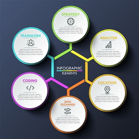 Plantilla De Diseño De Infografía Vector Premium