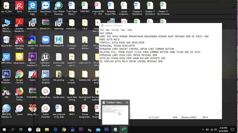 Message Box In Excel Vba Youtube